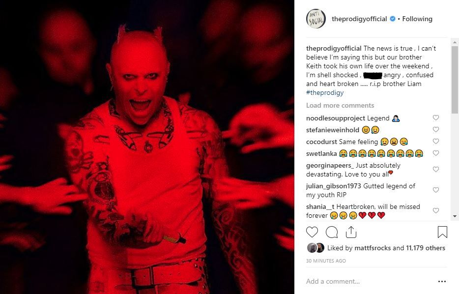The Prodigy’s Keith Flint remembered as musical innovator and friendly ...