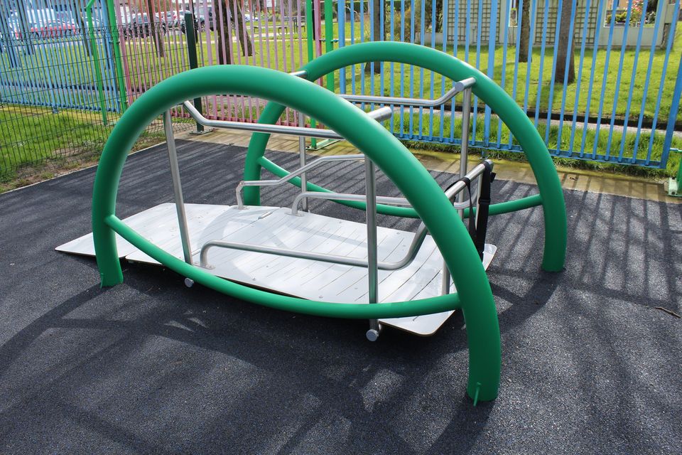 Inclusive swing unveiled at popular Arklow playground | Irish Independent