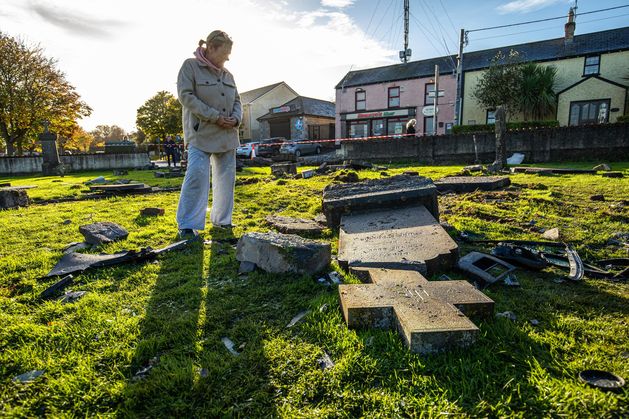 St Patrick’s Graveyard Donabate: Pictures show significant damage ...