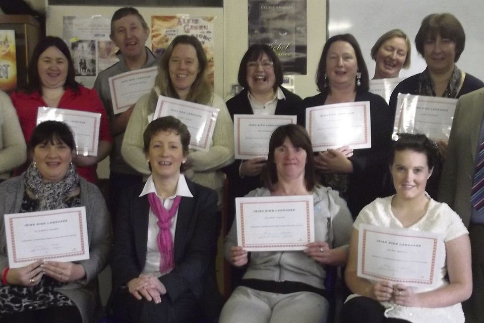 Graduates collect sign language certificates | Irish Independent