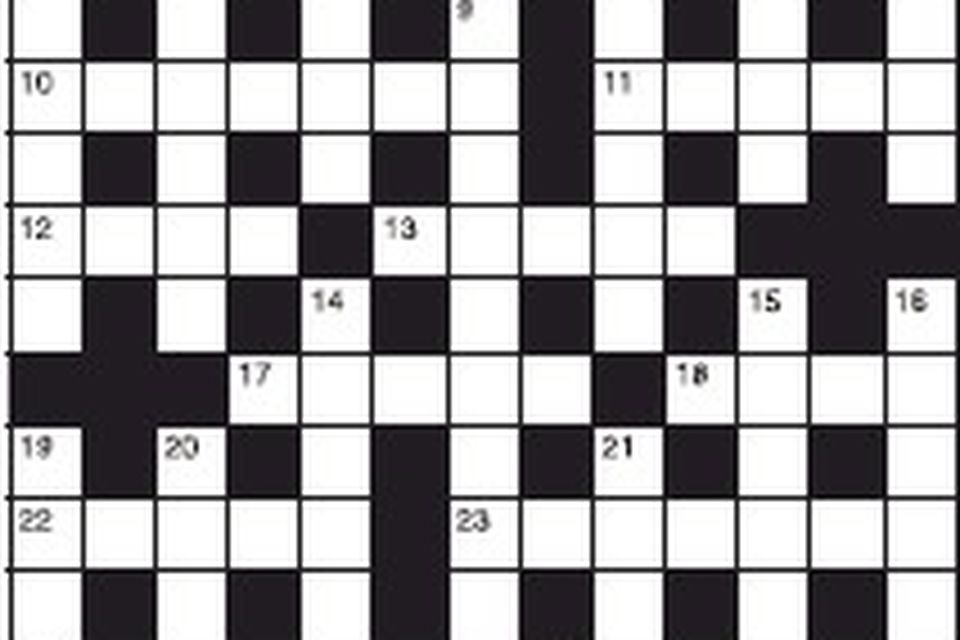 2-Speed Crossword | Irish Independent